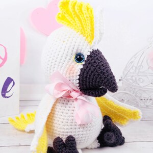 Cockatoo, Cockatoo Crochet Pattern, Crochet Cockatoo, Crochet Pattern ...