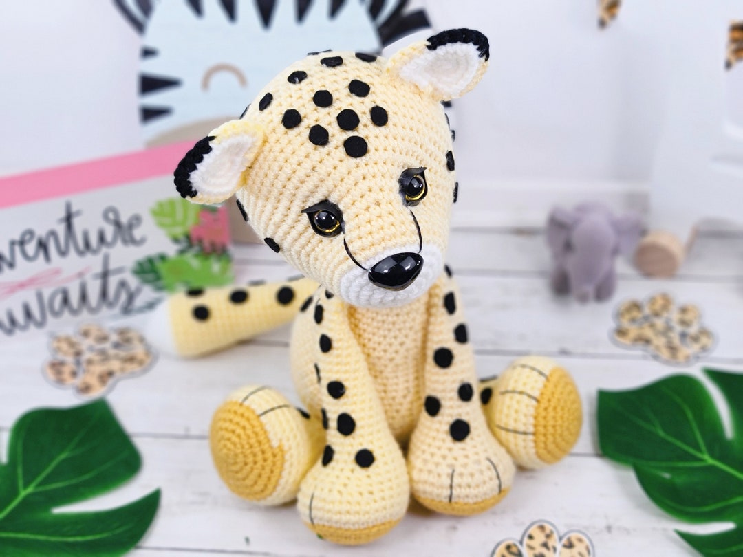 Snow Leopard Crochet Pattern, Cheetah Crochet Pattern, Cat Crochet ...