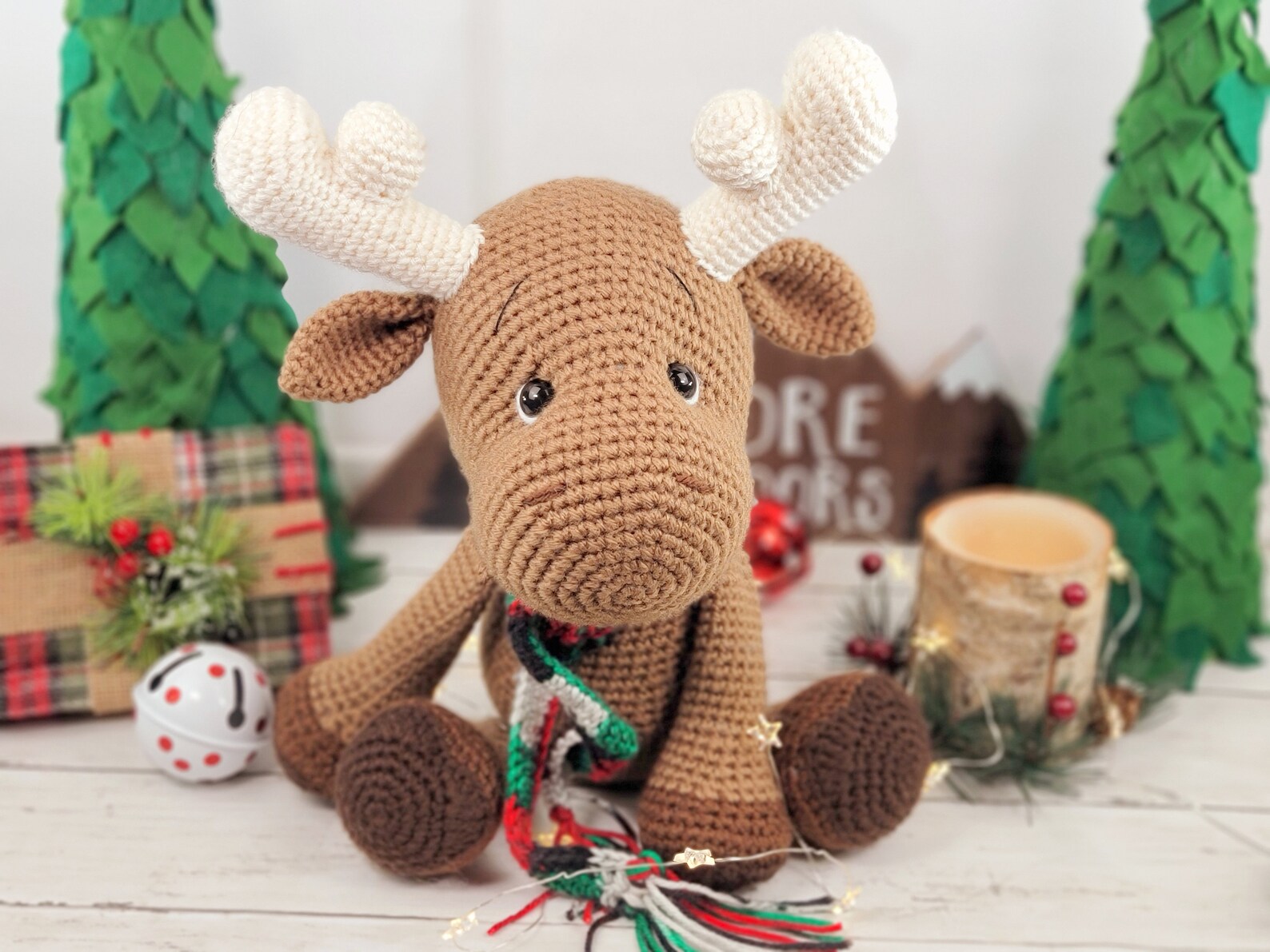 Moose Crochet Pattern Crochet Moose Moose Tutorial - Etsy