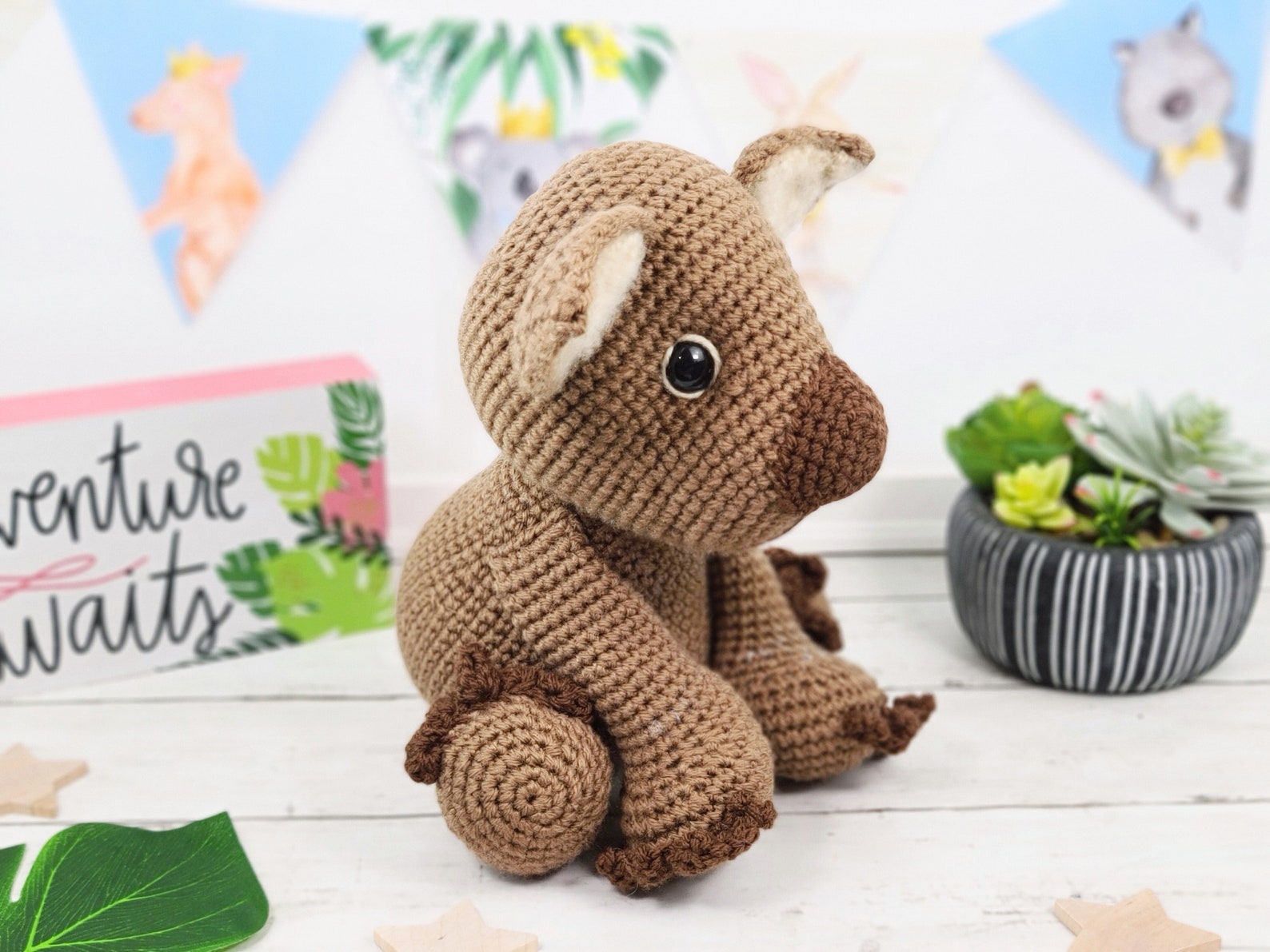 Wombat Crochet Pattern, Crochet Wombat, Crochet Pattern, Amigurumi ...