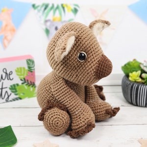 Wombat Crochet Pattern, Crochet Wombat, Crochet Pattern, Amigurumi ...