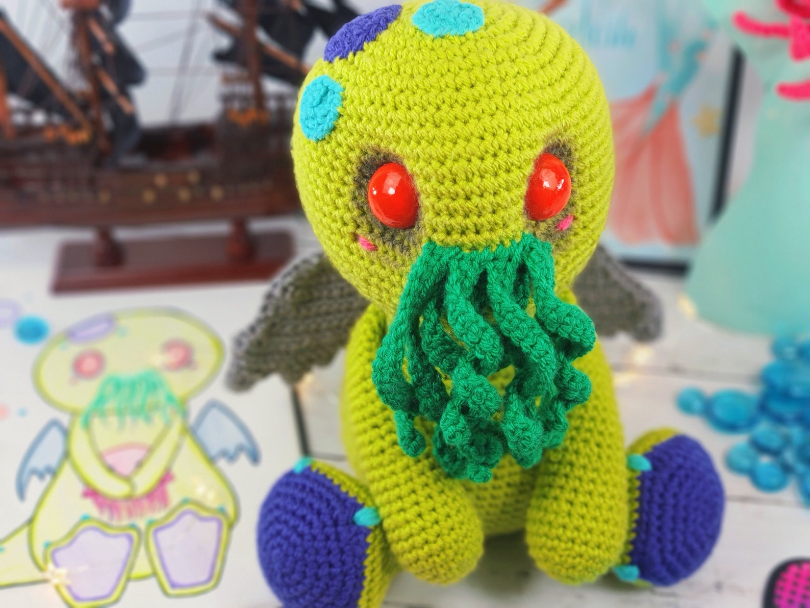 Cthulhu Cthulhu Crochet Pattern Crochet Pattern Amigurumi - Etsy