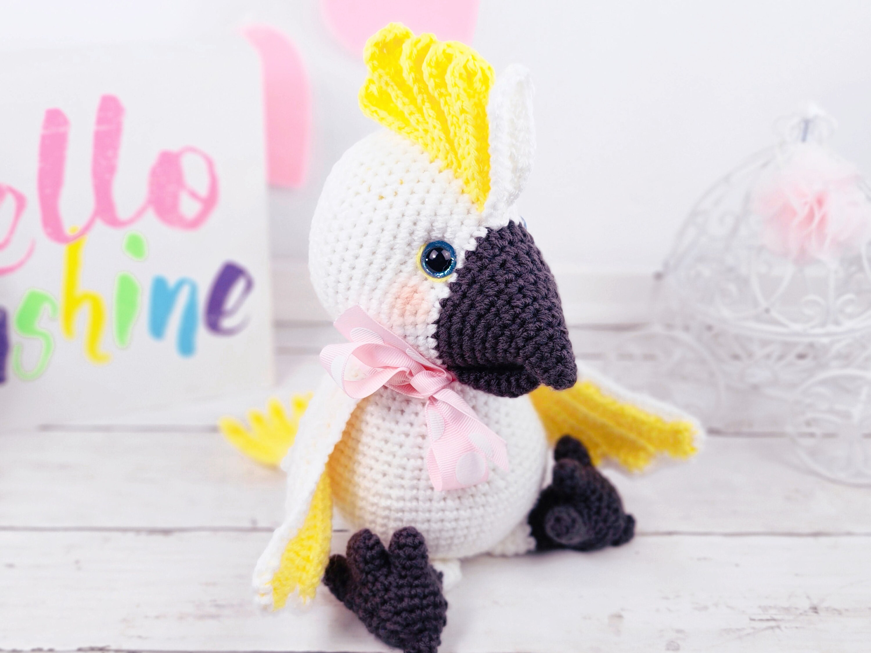 Cockatoo Cockatoo Crochet Pattern Crochet Cockatoo Crochet - Etsy
