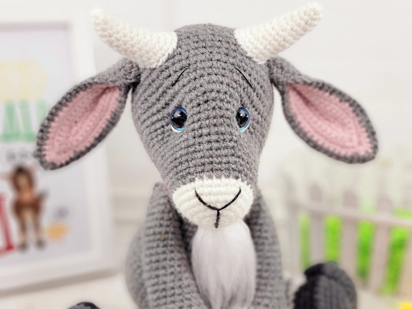 Goat Crochet Pattern Crochet Goat Amigurumi Goat Pattern - Etsy