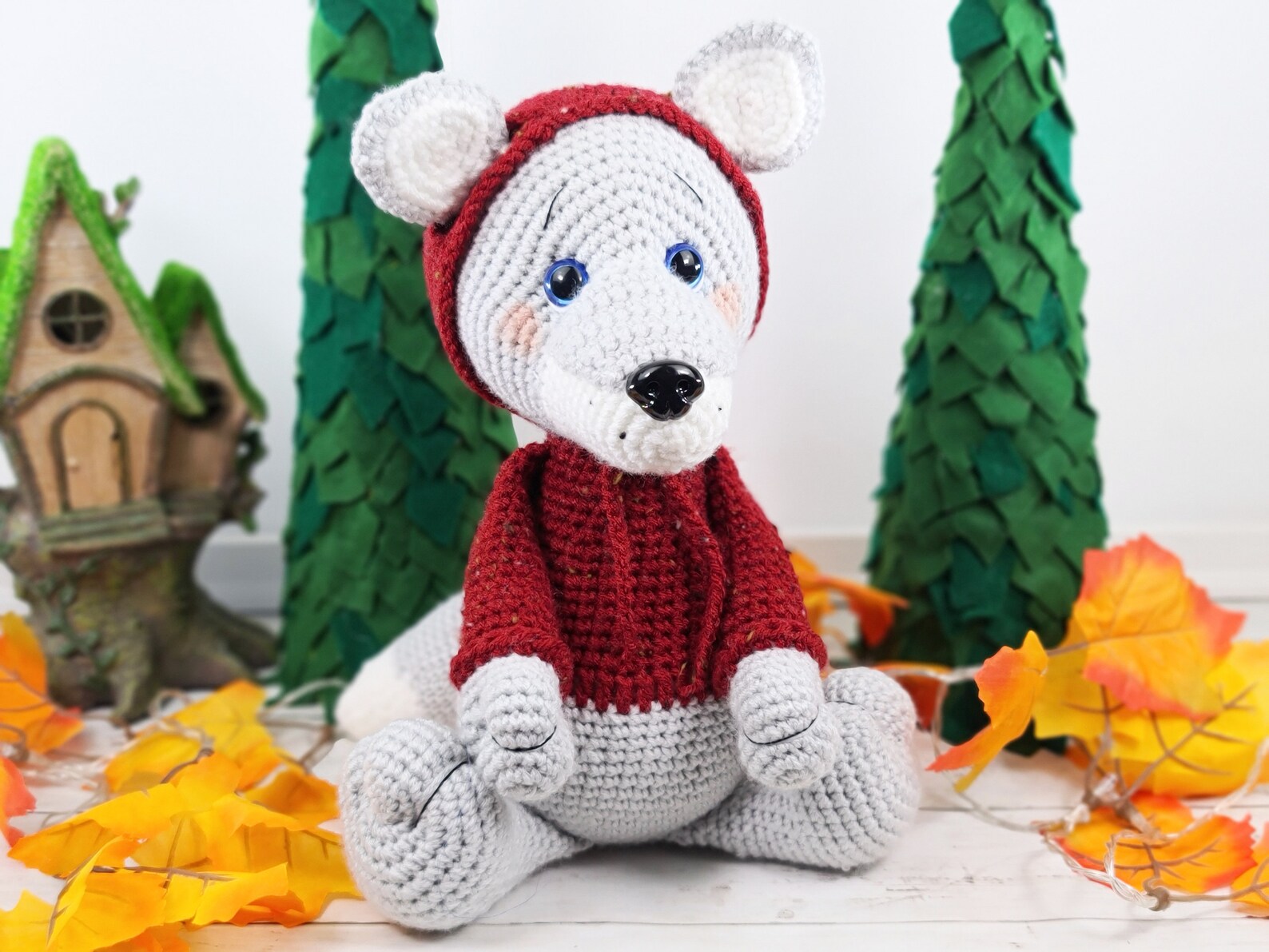 Wolf Crochet Pattern, Crochet Wolf, Crochet Pattern, Amigurumi, Wolf ...