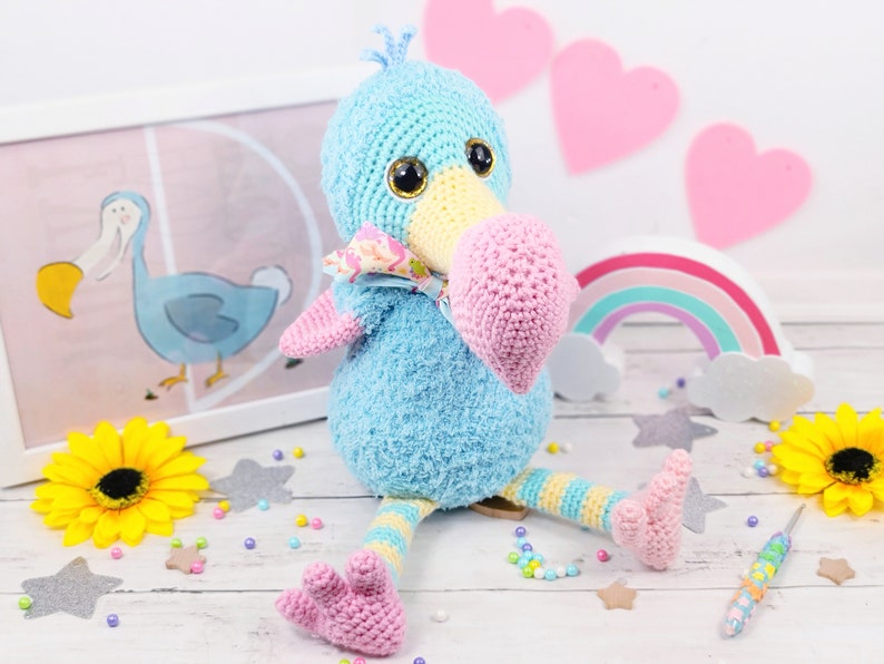 Dodo Bird Dodo Bird Doll Dodo Bird Toy Crochet Dodo Bird - Etsy