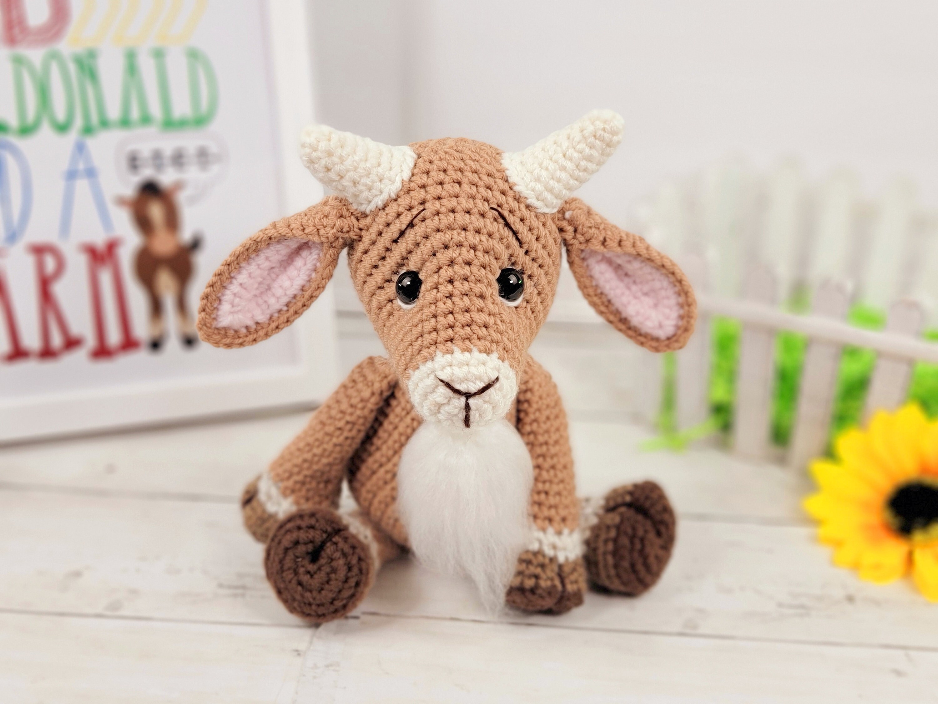 Goat Crochet Pattern Crochet Pattern Crochet Goat Amigurumi - Etsy