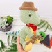 Raptor, Raptor Crochet Pattern, Crochet Pattern, Amigurumi, Raptor ...