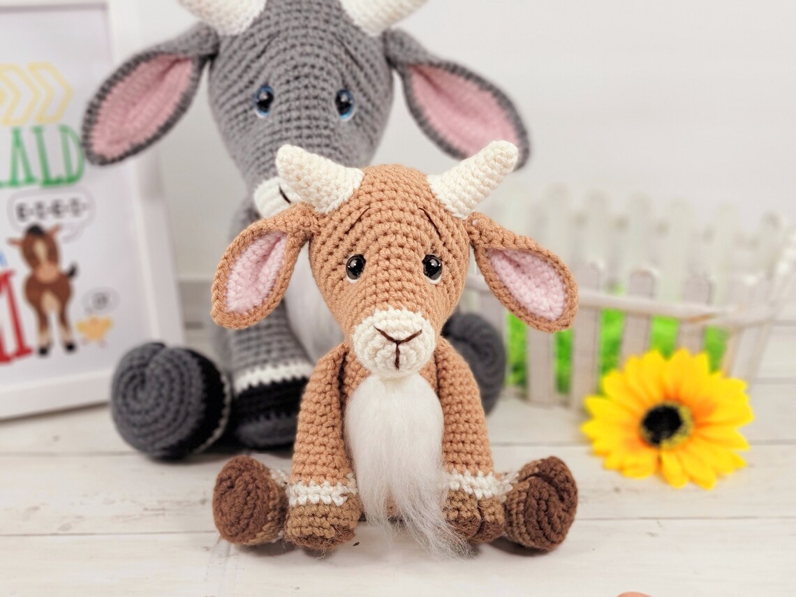 Goat Crochet Pattern Crochet Pattern Crochet Goat Amigurumi - Etsy