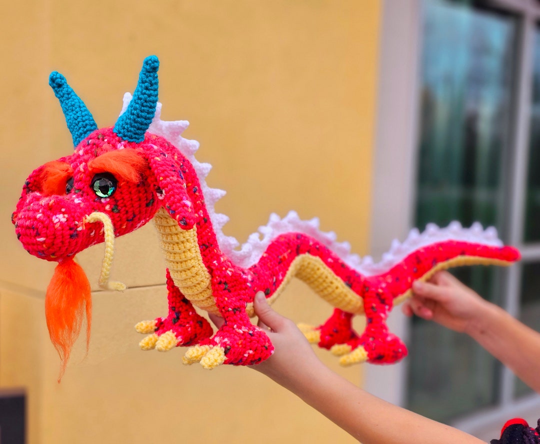 Eastern Dragon Crochet Pattern, Crochet Pattern, Amigurumi, Dragon ...