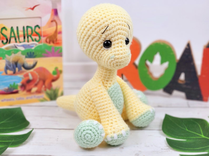 Brontosaurus Crochet Pattern Crochet Dinosaur Dinosaur | Etsy