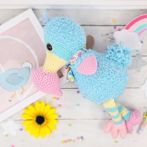 Dodo Bird, Dodo Bird Doll, Dodo Bird Toy, Crochet Dodo Bird, Crochet ...