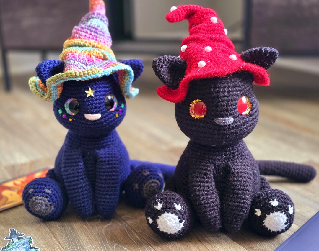 Witch Cat, Cat, Crochet Cat, Cat Crochet Pattern, Crochet Pattern ...