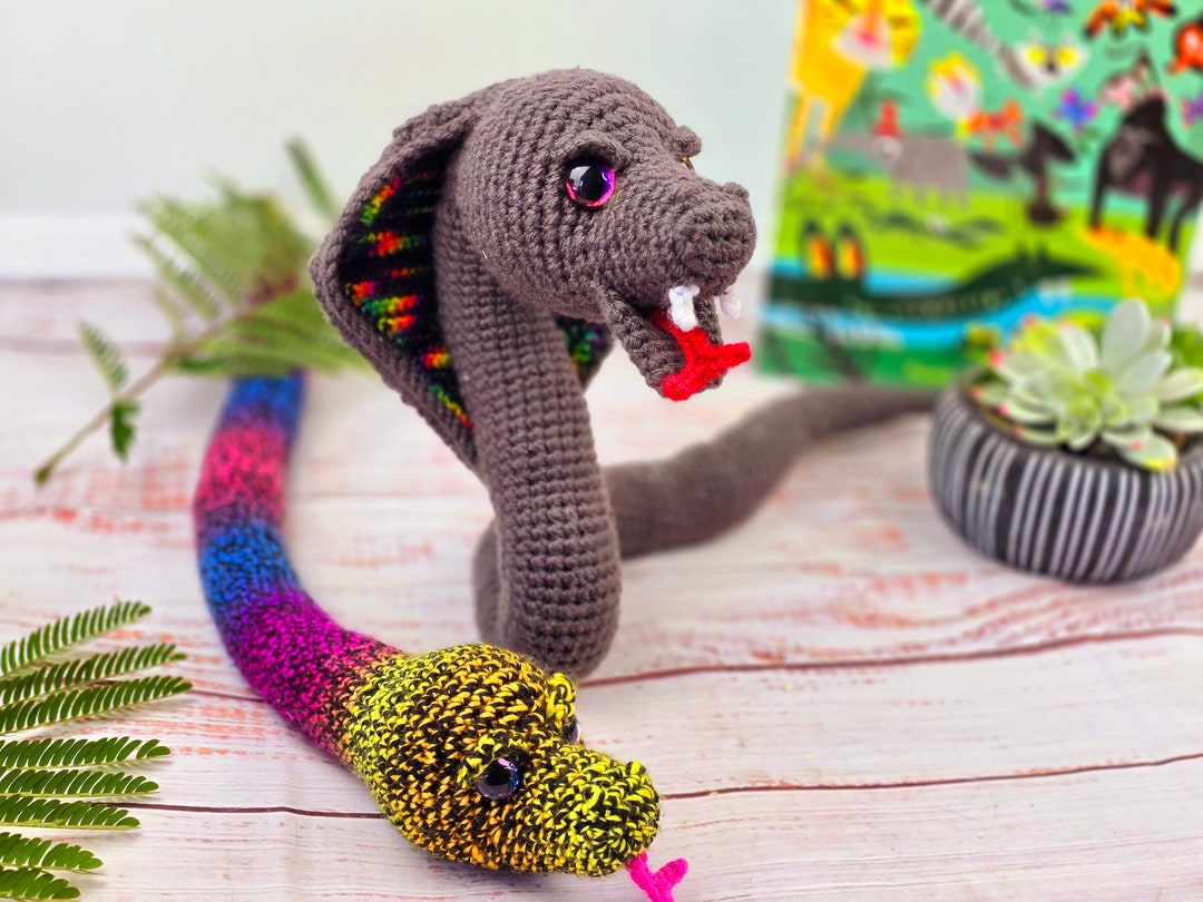 Snake Crochet Pattern, Cobra Crochet Pattern, Crochet Pattern, Crochet ...