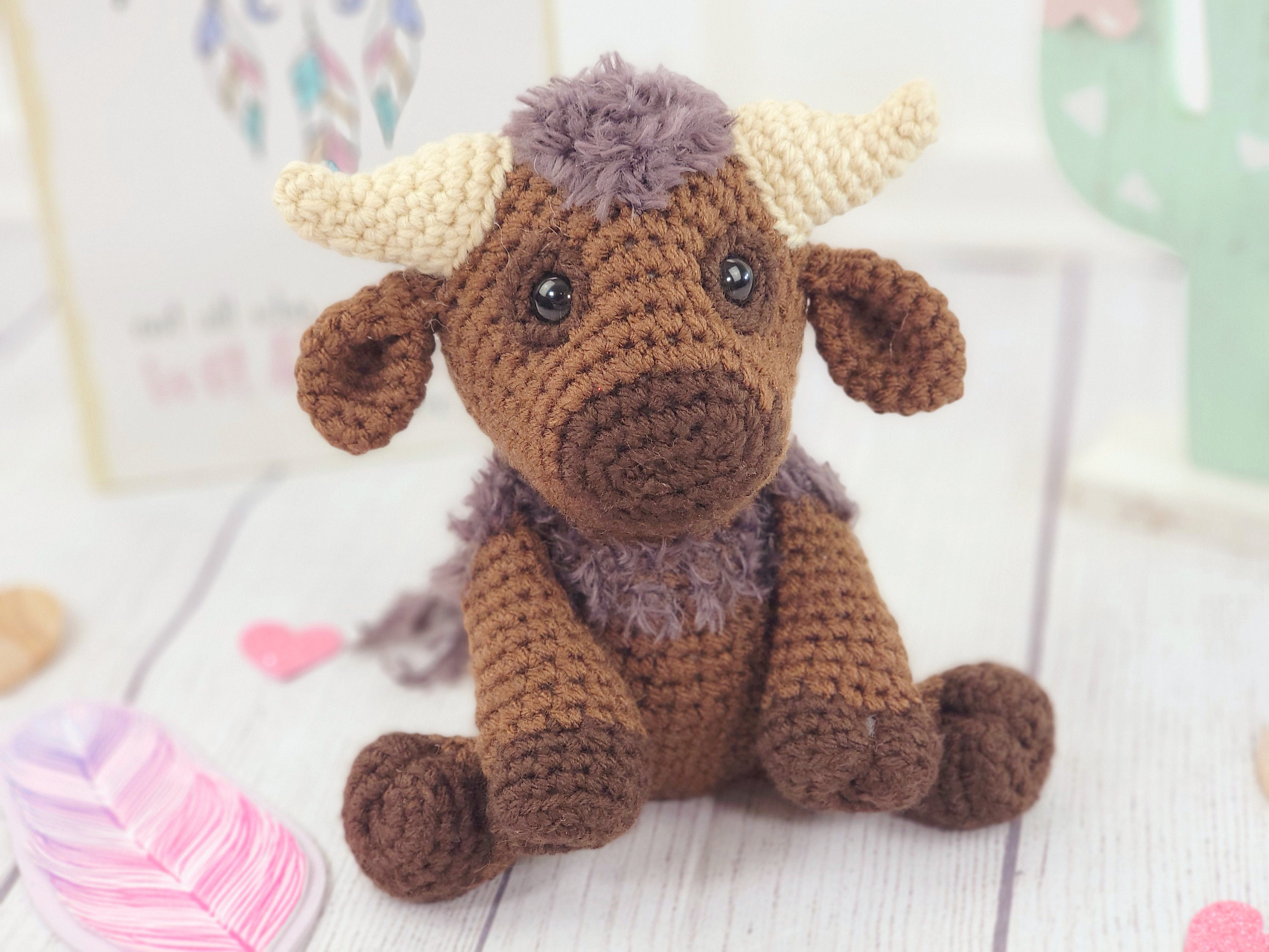 Mini Bison Mini Bison Crochet Pattern Crochet Pattern - Etsy Canada