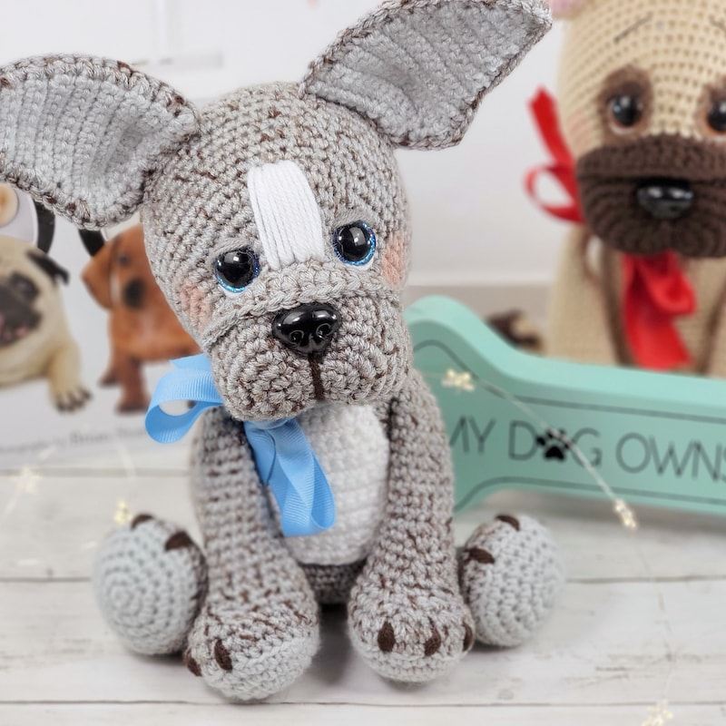 Bulldog Crochet Pattern - Etsy