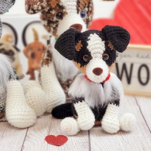 Australian Shephard Crochet Pattern, Crochet Pattern, Australian ...
