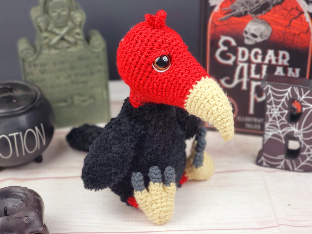 Vulture Crochet Pattern, Crochet Pattern, Crochet Vulture, Amigurumi ...