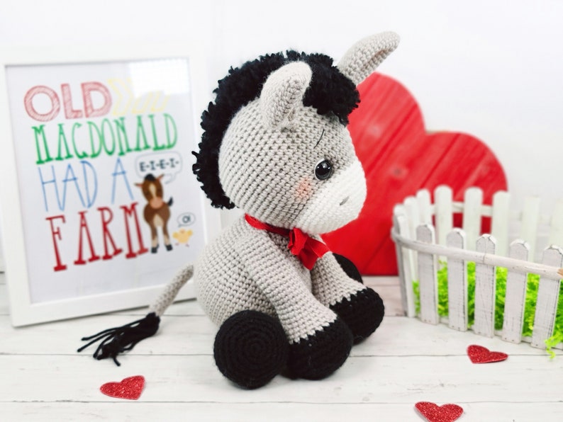 Donkey Crochet Pattern Crochet Donkey Donkey Pattern - Etsy
