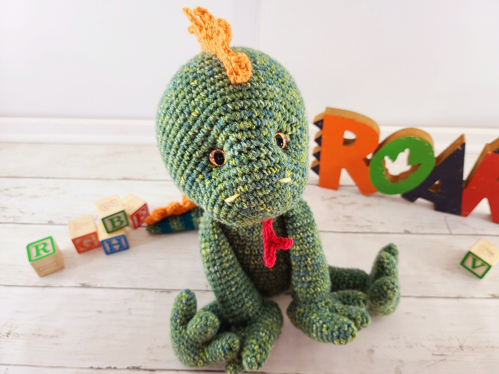 Lizard Crochet Pattern Lizard Pattern Amigurumi Dragon | Etsy UK