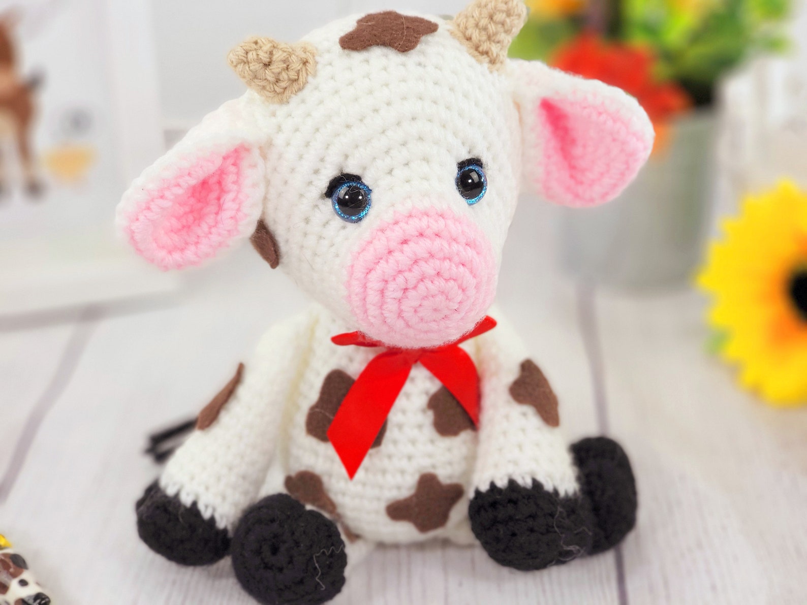 Cow Crochet Cow Cow Crochet Pattern Crochet Pattern - Etsy