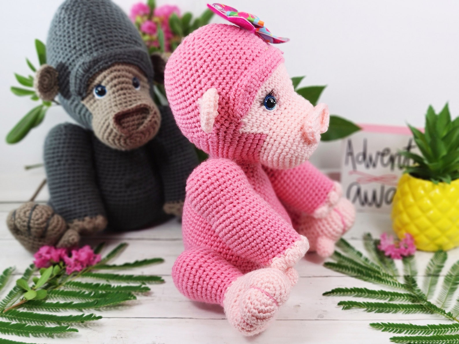 Gorilla, Gorilla Crochet Pattern, Crochet Pattern, Crochet Gorilla ...