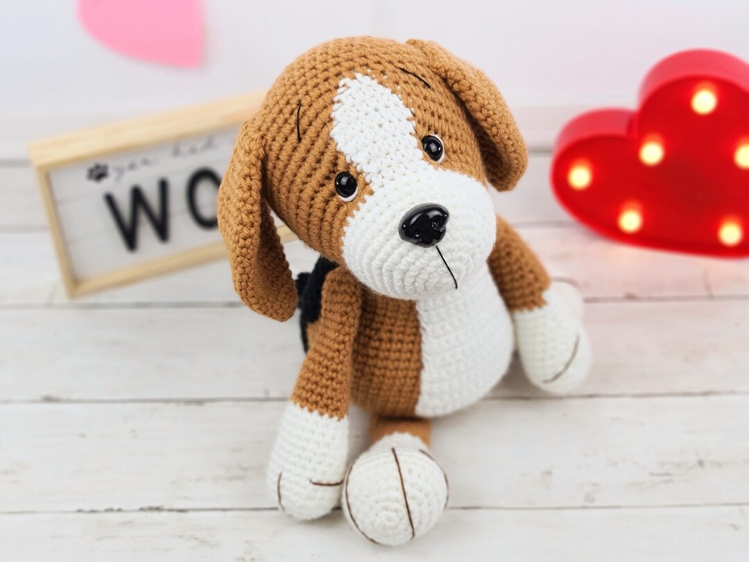 Beagle Crochet Pattern, Dog Crochet Pattern, Amigurumi, Crochet Pattern, Dog - Etsy