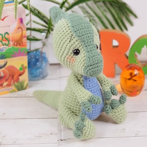 Parasalphosaurus, Dinosaur Crochet Pattern, Crochet Pattern, Crochet ...