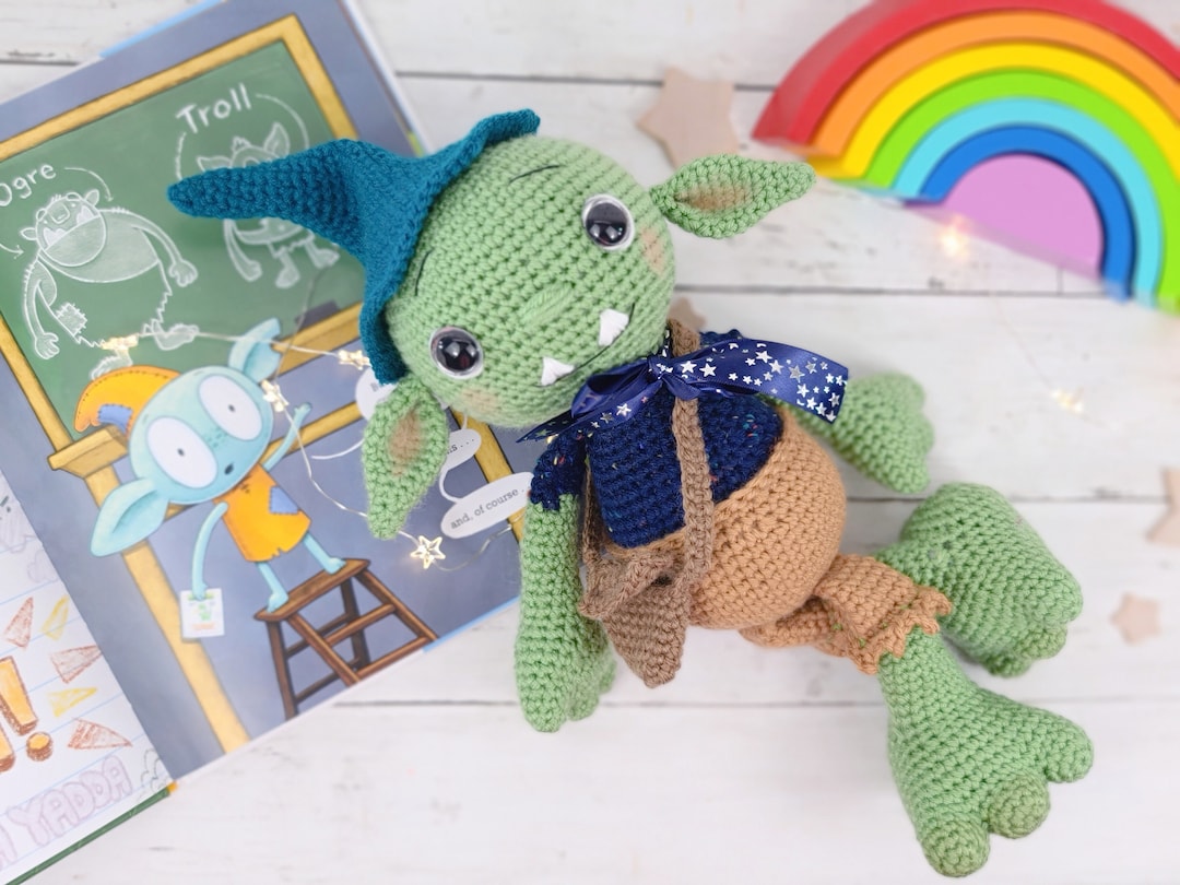 Goblin, Goblin Crochet Pattern, Crochet Goblin, Goblin Tutorial ...