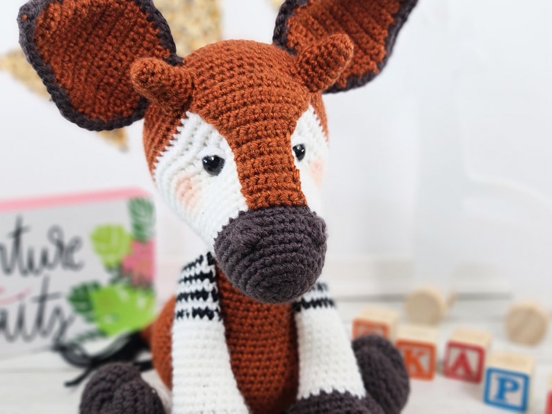 Okapi Okapi Plush Crochet Okapi Okapi Crochet Pattern | Etsy