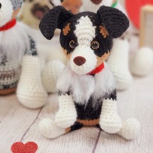 Australian Shephard Crochet Pattern, Crochet Pattern, Australian ...