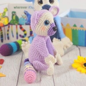 Lemur, Lemur Crochet Pattern, Crochet Pattern, Crochet Lemur, Lemur ...