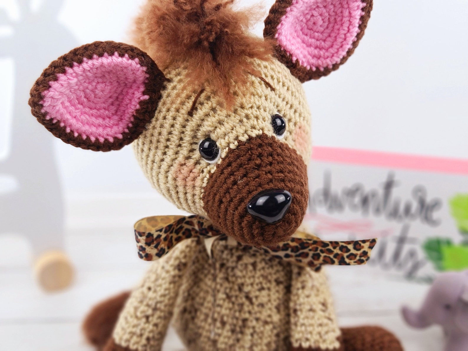 Hyena Crochet Pattern Crochet Hyena Amigurumi Hyena - Etsy