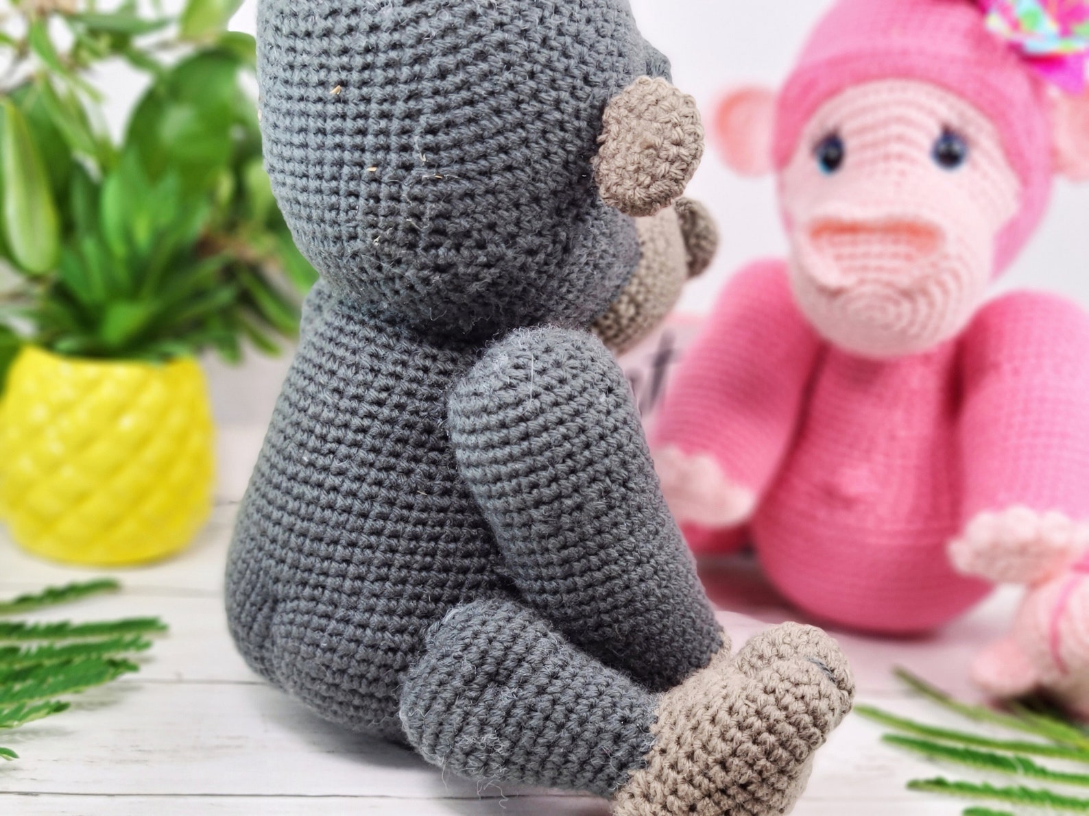 Gorilla, Gorilla Crochet Pattern, Crochet Pattern, Crochet Gorilla ...