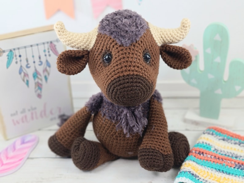 Bison Bison Crochet Pattern Crochet Pattern Bison - Etsy