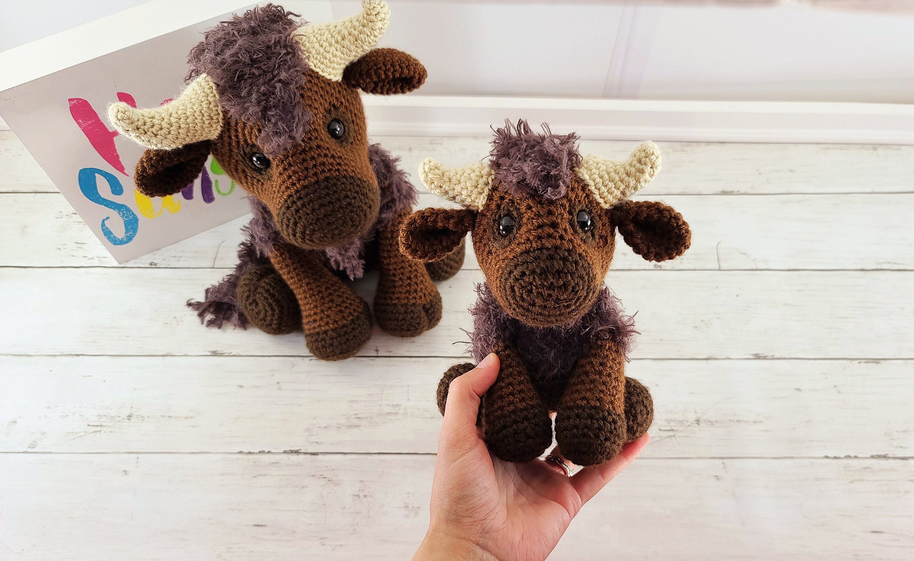 Mini Bison Mini Bison Crochet Pattern Crochet Pattern | Etsy Canada