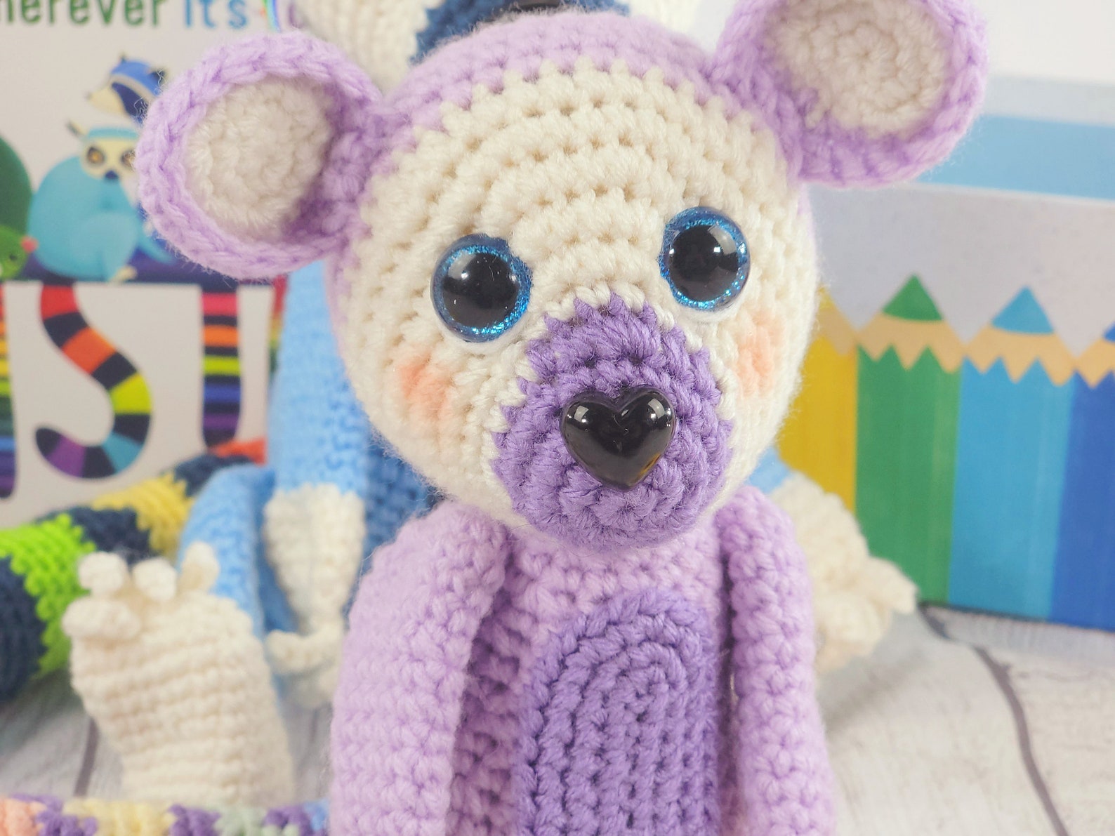 Lemur, Lemur Crochet Pattern, Crochet Pattern, Crochet Lemur, Lemur ...