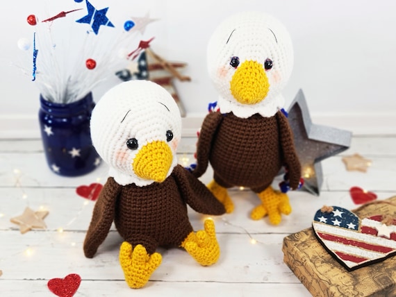 Eagle Crochet Eagle Eagle Crochet Pattern Eagle Tutorial - Etsy