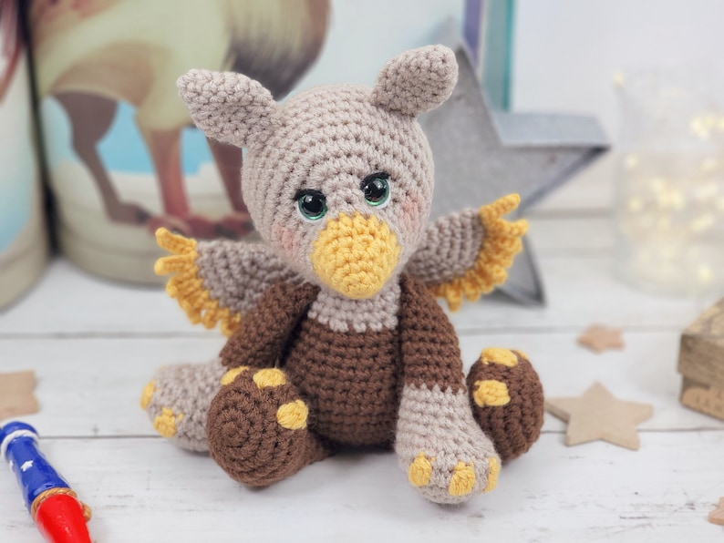 Griffin Crochet Griffin Crochet Pattern Griffin Crochet - Etsy