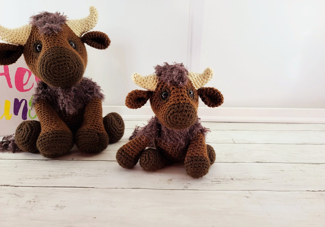 Mini Bison Mini Bison Crochet Pattern Crochet Pattern - Etsy UK