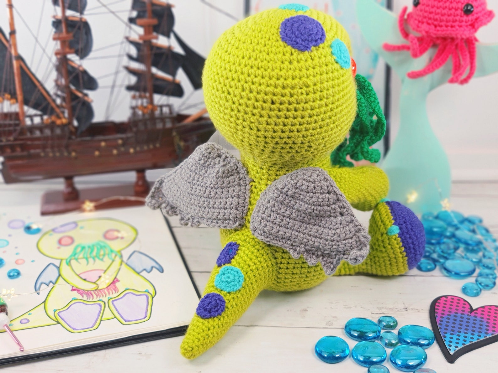 Cthulhu Cthulhu Crochet Pattern Crochet Pattern Amigurumi - Etsy