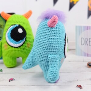Monster Crochet Pattern, Crochet Monster, Monster Pattern, Cyclops ...