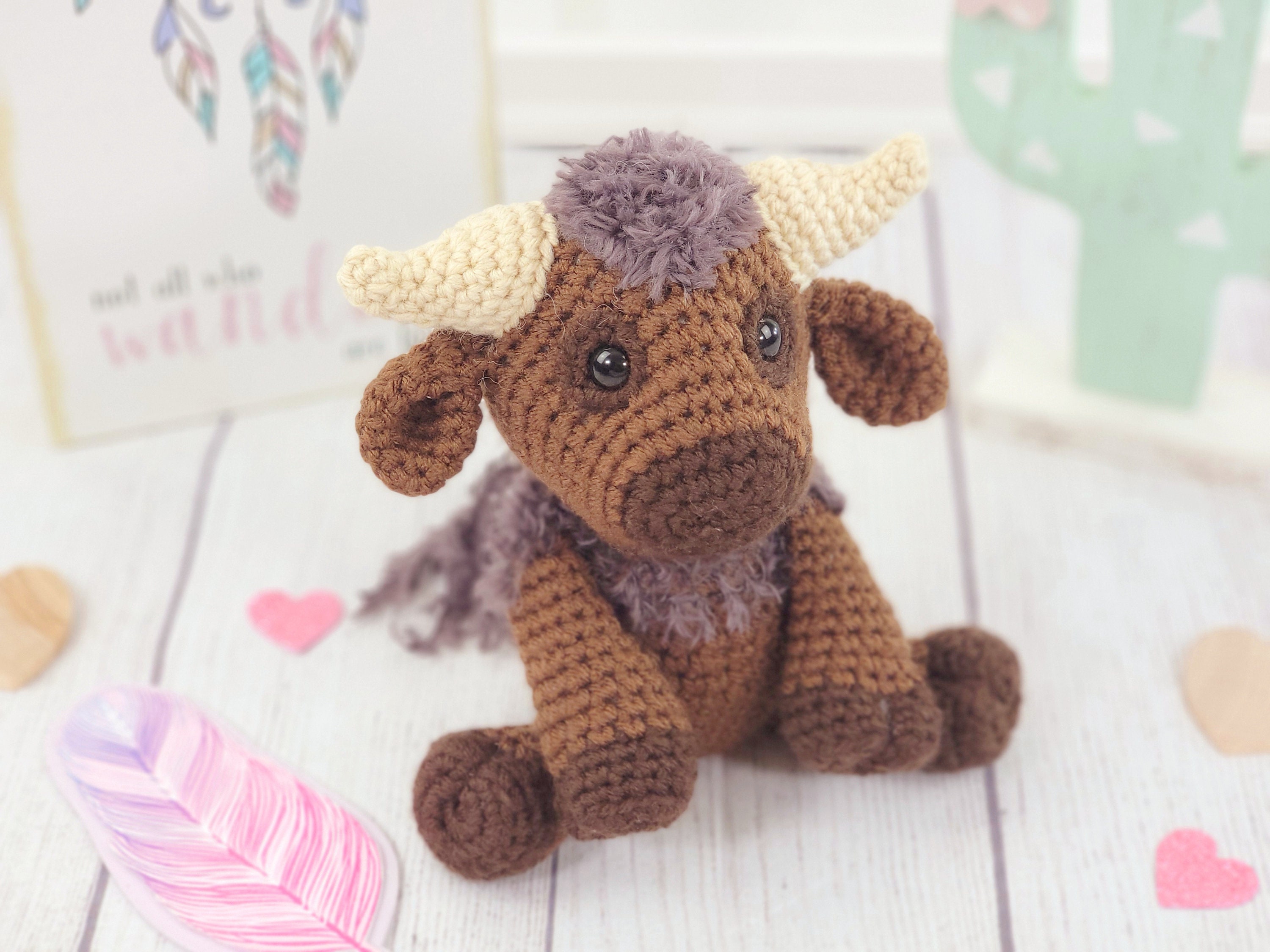 Mini Bison Mini Bison Crochet Pattern Crochet Pattern - Etsy Canada