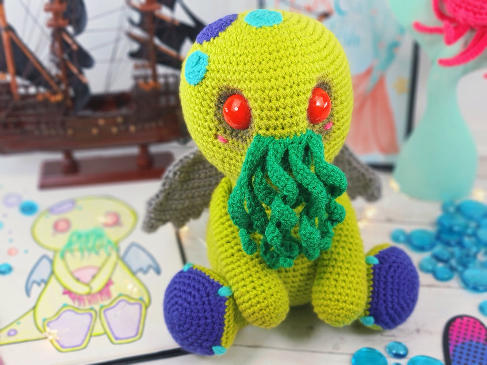 Cthulhu Cthulhu Crochet Pattern Crochet Pattern Amigurumi - Etsy