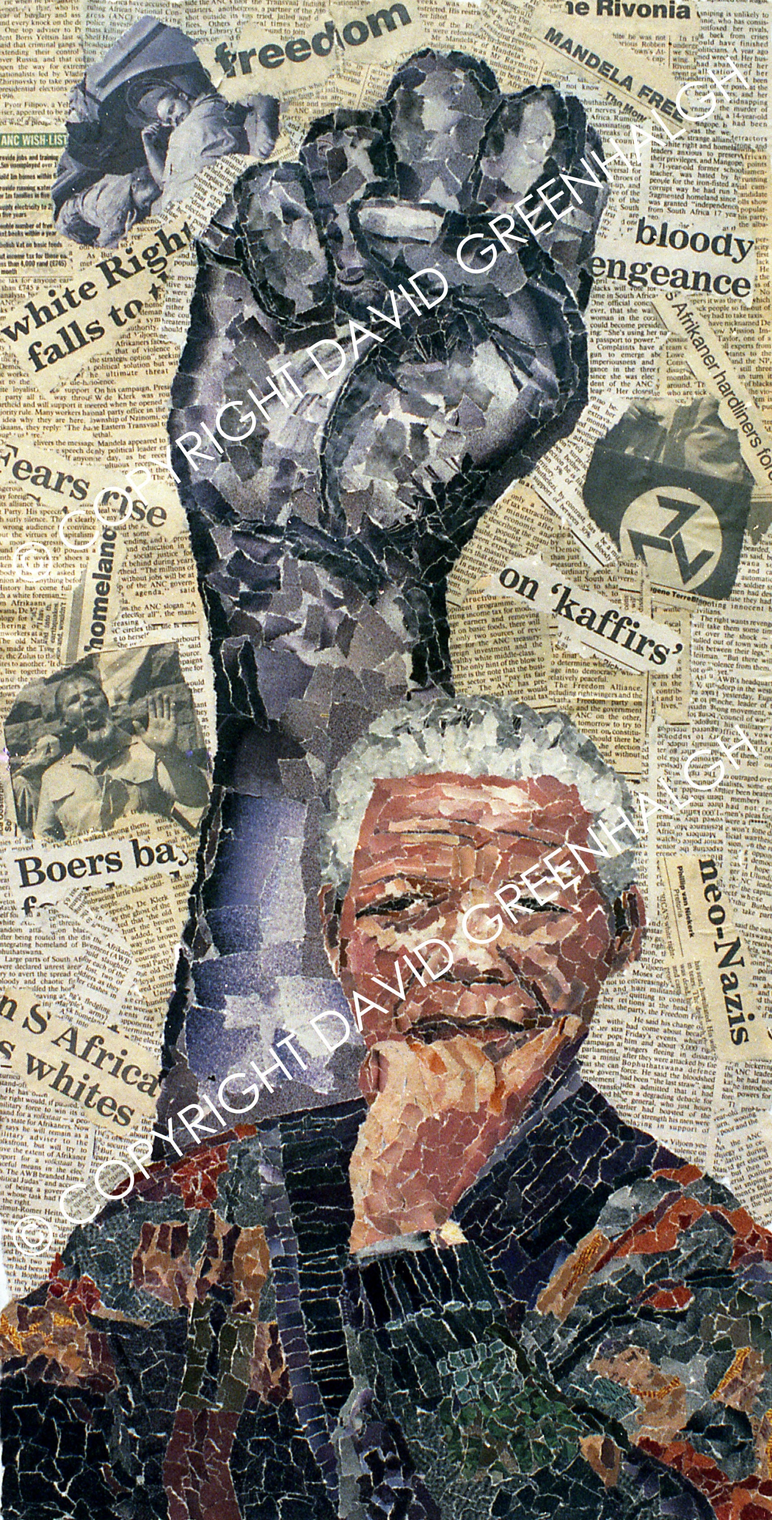 Amandla Mandela. - Signed, Contemporary, Fine Art, Giclée Print of an ...