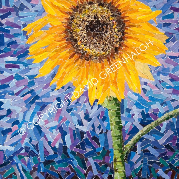 Torn Paper Collage - Etsy