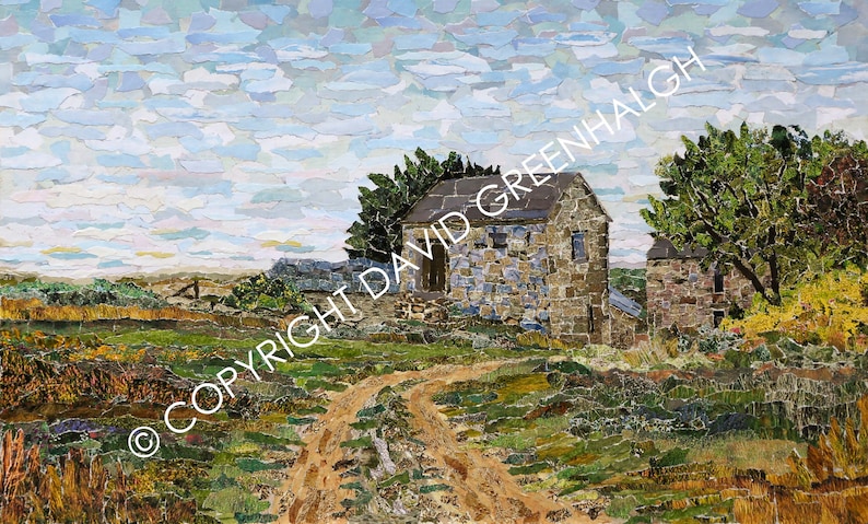 Farmhouse - St. Just. Cornish Rural Landscape - Signed, Contemporary ...