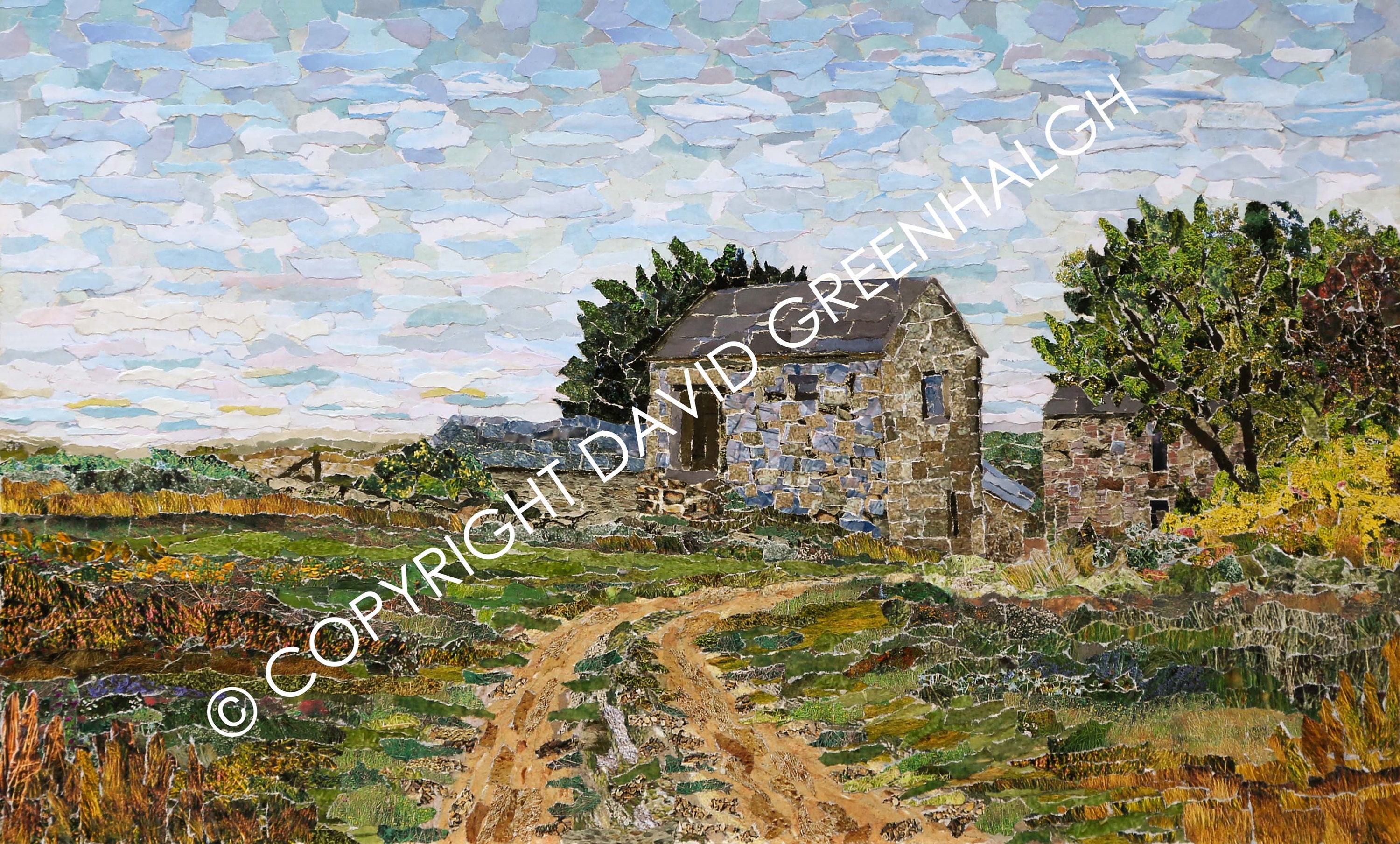 Farmhouse - St. Just. Cornish Rural Landscape - Signed, Contemporary ...