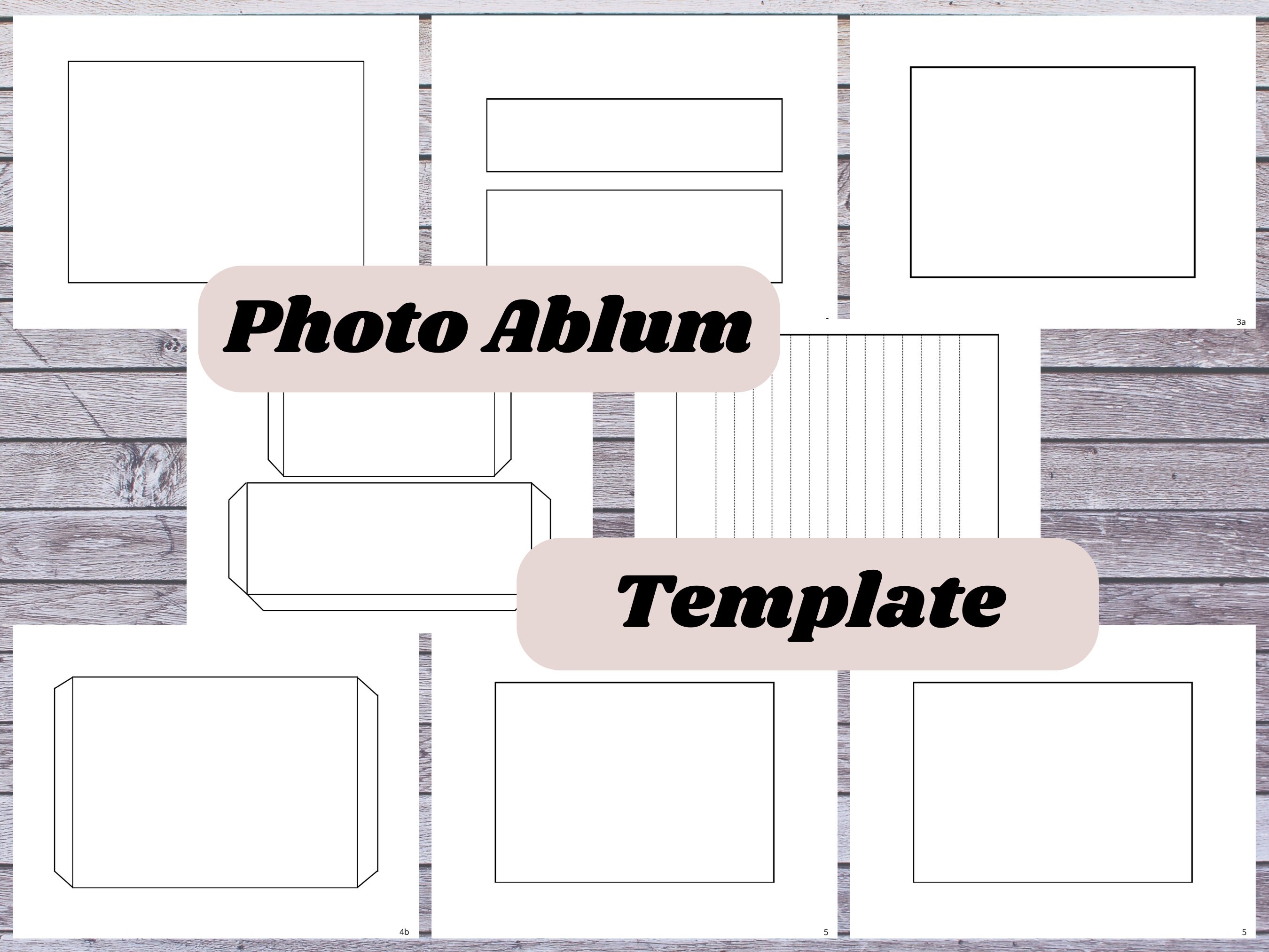 Photo Album Page Template