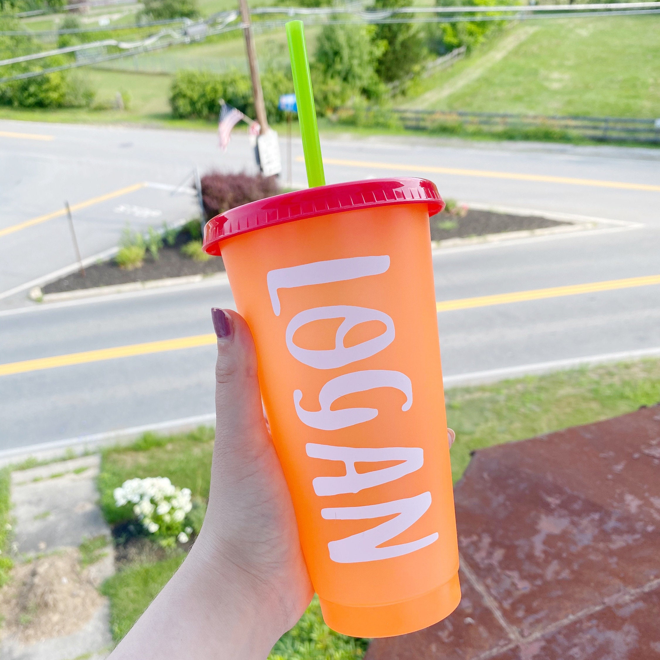 24oz Color Change Cup, Mood Cup, Personalized Cup, Kids Name Cup, Beach ...